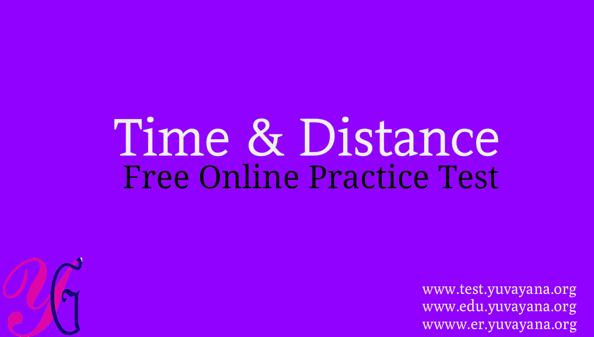 Time and Distance mcq quiz - Level 1 | Free Online Practice Test