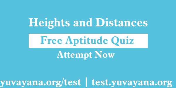 Heights & Distances - 1 | Free Online Practice Test