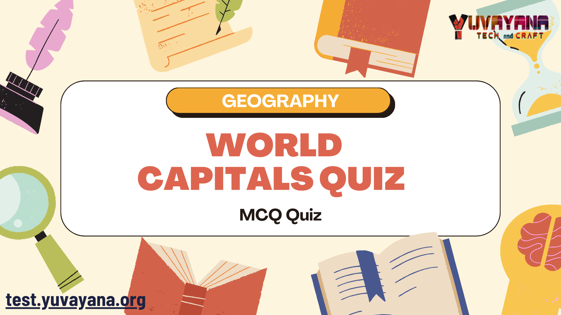 World Capitals Quiz – Geography MCQ Quiz with Answers