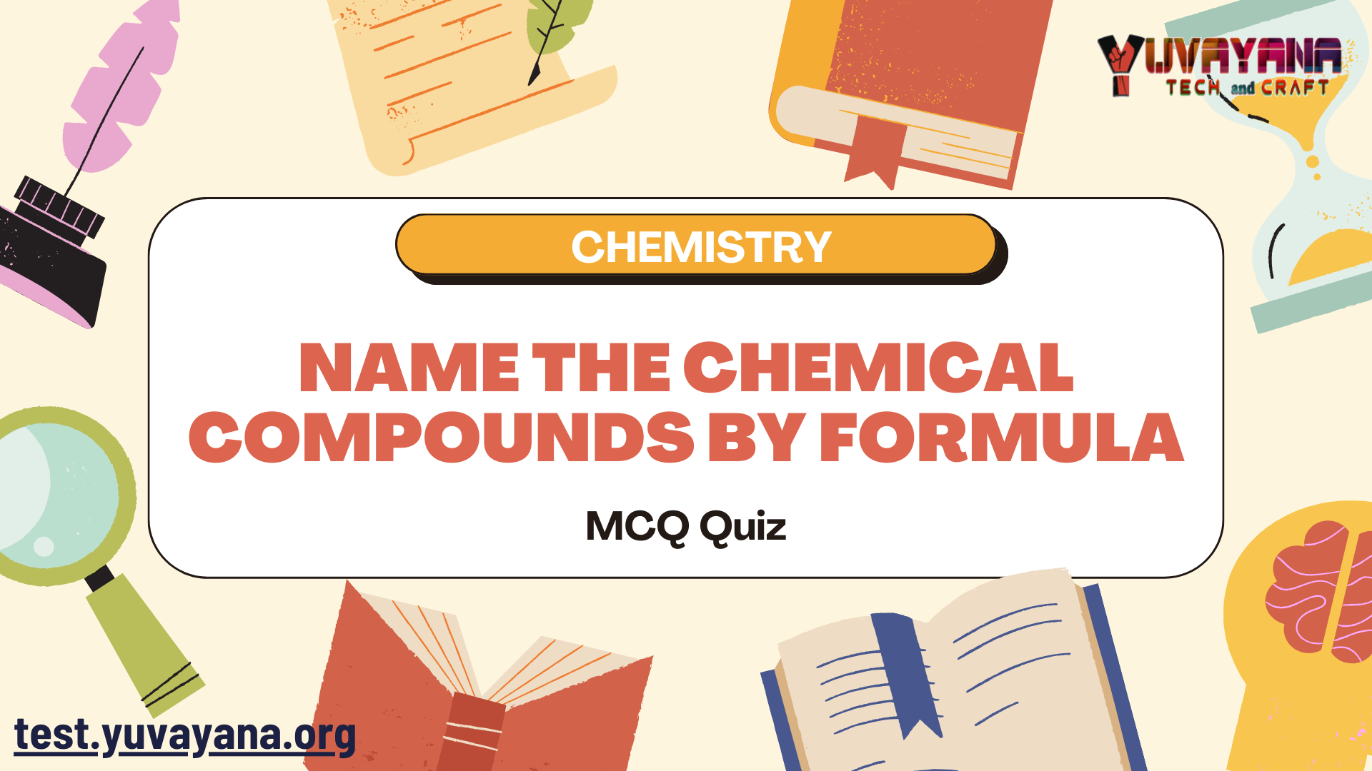 Name the Chemical Compounds by Formula – Chemistry MCQ Quiz with Answers